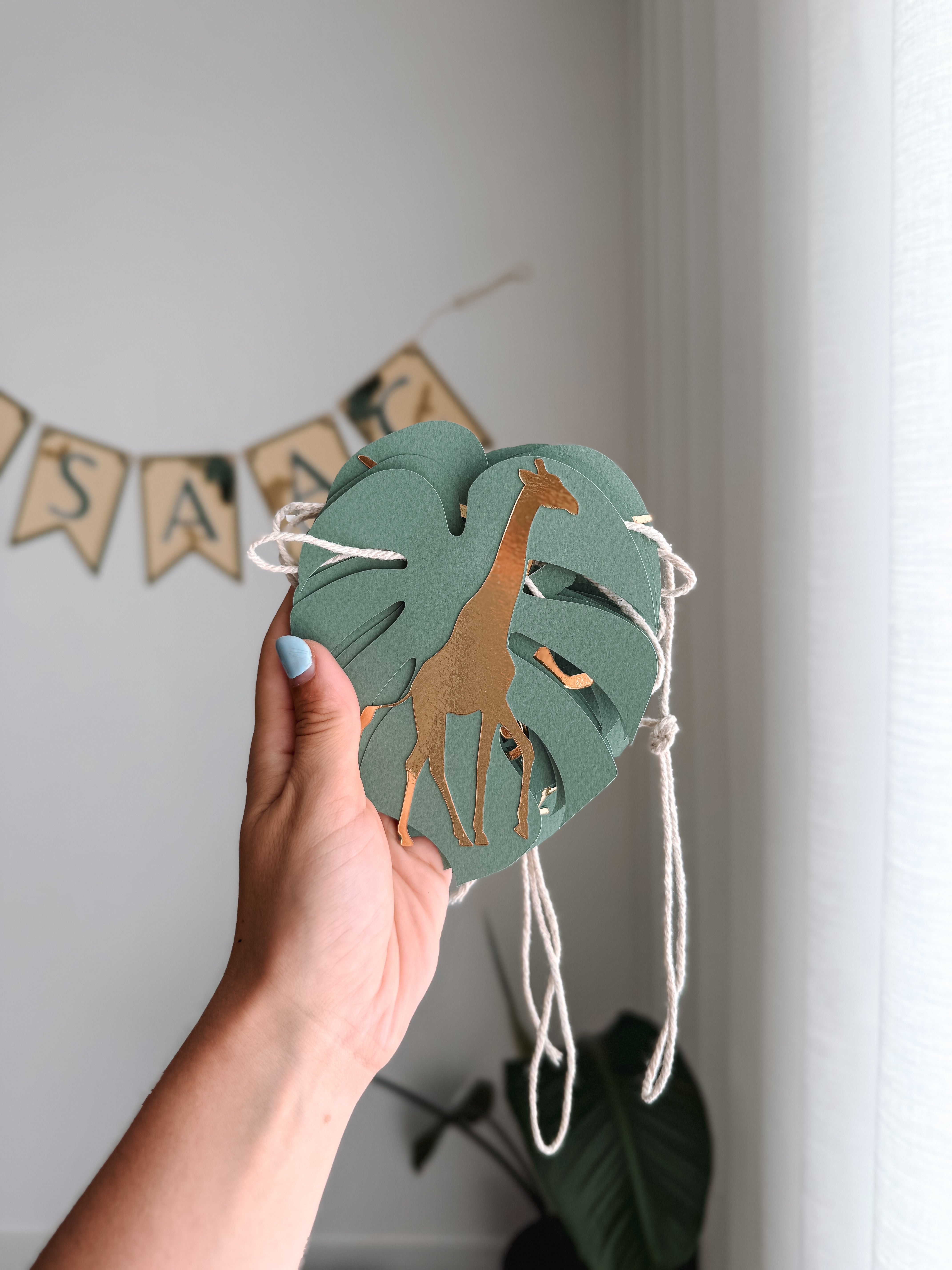 Animais gold | Bandeirola tema – So Details